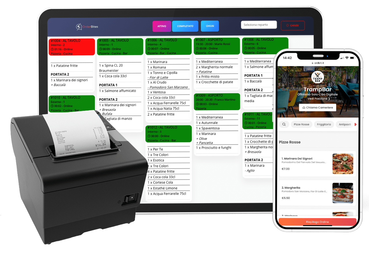 Order Bites - Menu Digitale con QR e Ordinazioni Online